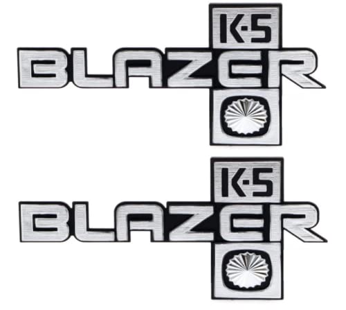 ORE K5 Blazer Front Fender Emblem Set 1981-1987 Chevy Blazer Models, (D153621)