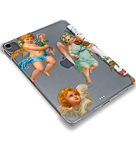 Cute Renaissance Angels Cupid case Compatible with iPad Mini Air Pro 7.9 8.3 9.7 10.2 10.9 11 12.9 inch Pattern Cover New 2022 2021 Trifold Stand 3 4 5 6 7 8 9 Generation 591 (8.3 Mini 6)