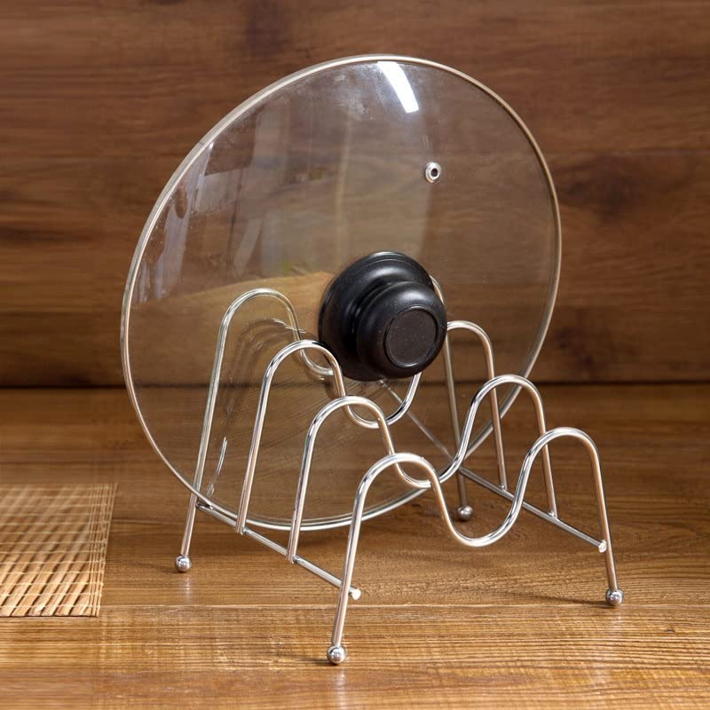JHHDP Pan Pot Lid Plates Kitchen Sink Countertop Holder Dish Rack Bowl Storage Shelf Drying Stand Draining for Home