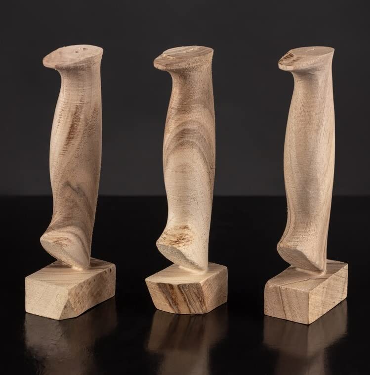 Knife Handle Material Wood Knife Handle Walnut 1 Piece - Handle Blanks for Knife Exotic Wood, Tool Handle Knife for Woodworking