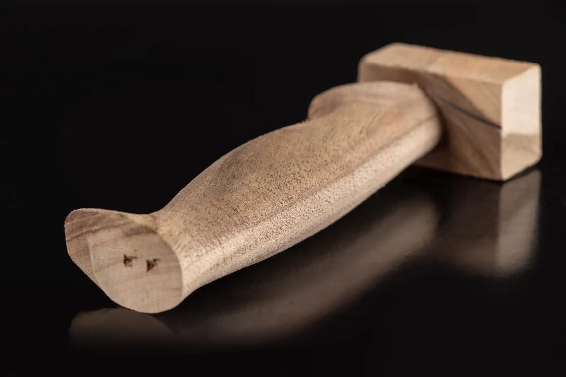 Knife Handle Material Wood Knife Handle Walnut 1 Piece - Handle Blanks for Knife Exotic Wood, Tool Handle Knife for Woodworking