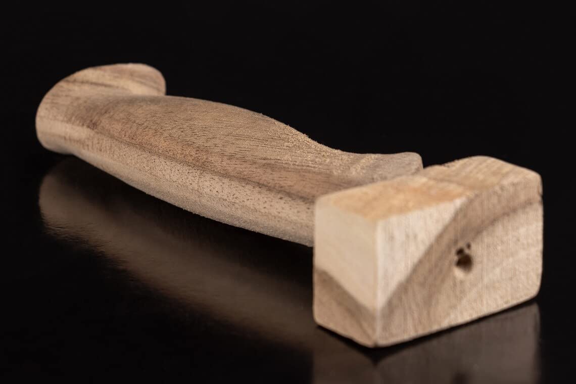 Knife Handle Material Wood Knife Handle Walnut 1 Piece - Handle Blanks for Knife Exotic Wood, Tool Handle Knife for Woodworking