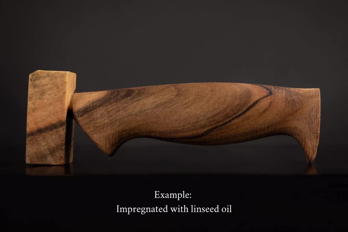 Knife Handle Material Wood Knife Handle Walnut 1 Piece - Handle Blanks for Knife Exotic Wood, Tool Handle Knife for Woodworking