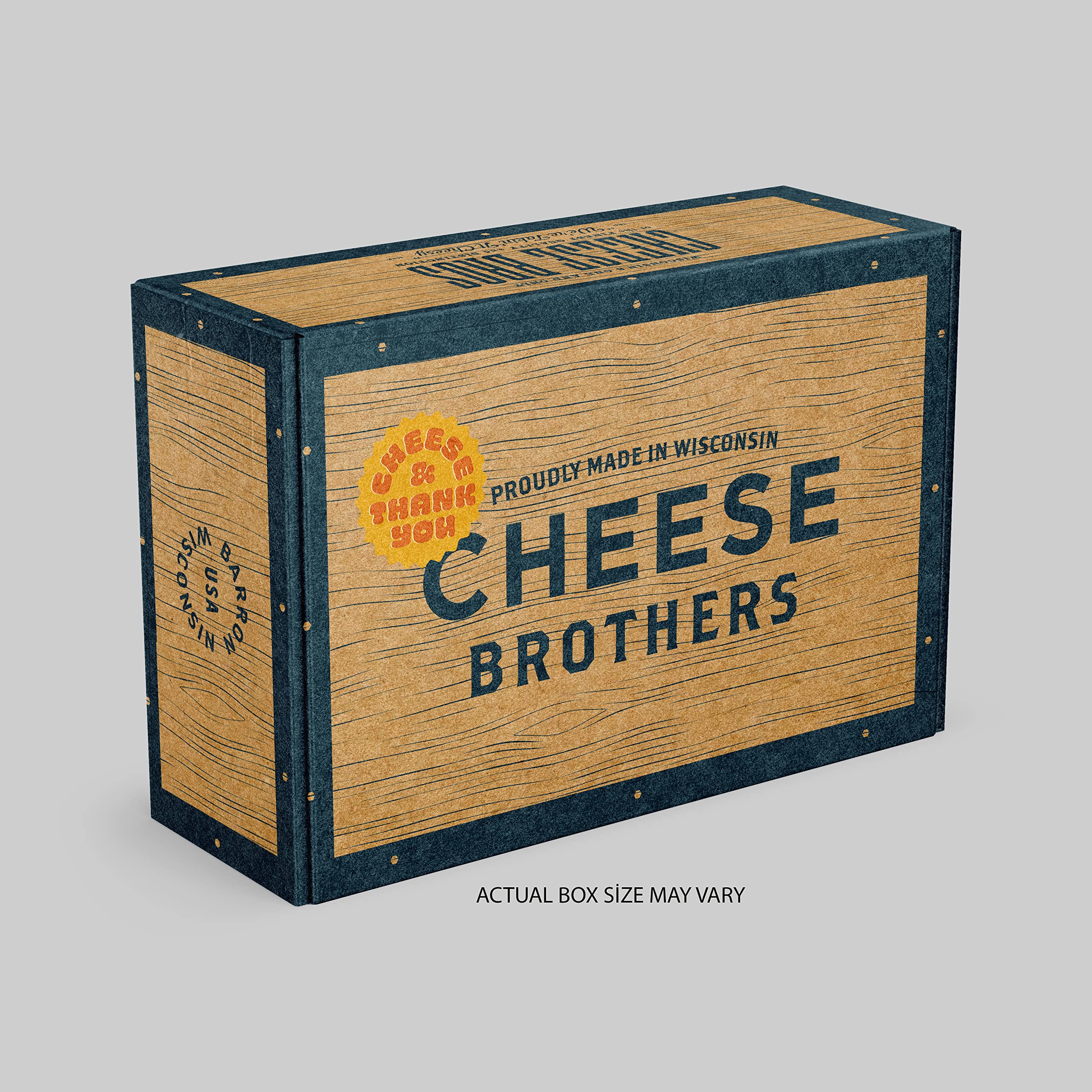 Cheese Bros. Cheddar Cheese | Made in Wisconsin (Variety Pack, 4 Count)