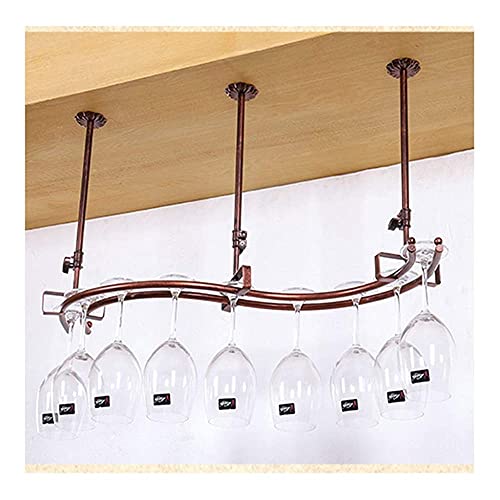 WXXGY Hanging Wine Glass Holder Creative Wine Glass Holder Goblet Holder Upside Down Glass Holder/White/55X19Cm