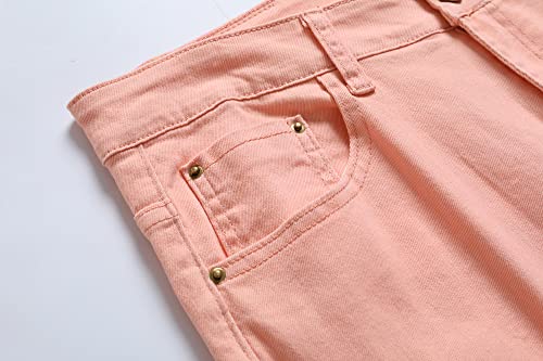 WULFUL Men's Ripped Jeans Slim Fit Skinny Stretch Comfy Denim Jeans Pants