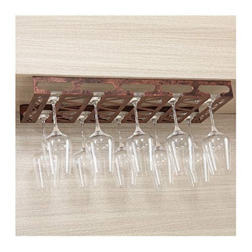 WXXGY Simple Restaurant Iron Hanging Wine Glass Holder European Creative Home Wine Glass Holder Bar Table Goblet Decoration Custom/a/5 Rows