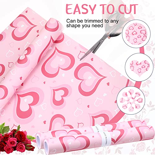 12 Sheets Valentine's Day Heart Drawer Liners for Dresser Scented Drawer Liners Drawer Paper Liner Non-Adhesive Scented Liners for Drawers Fragrant 15.7 x 22.8 in for Shelf Closet Bedroom