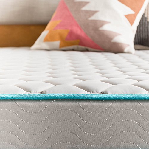 Linenspa 6 Inch Innerspring Twin Mattress with Foam Layer - Firm Feel - CertiPUR-US Certified - Mattress in a Box
