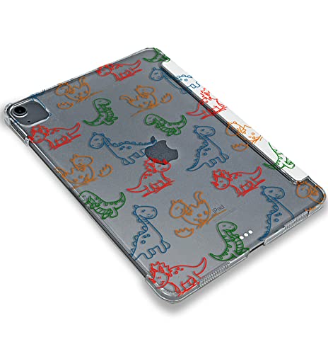 Dino Kid Cute Baby Dinosaur case Compatible with iPad Mini Air Pro 7.9 8.3 9.7 10.2 10.9 11 12.9 inch Pattern Cover New 2022 2021 Trifold Stand 3 4 5 6 7 8 9 Generation 553 (12.9 Pro 3/4/5 gen)