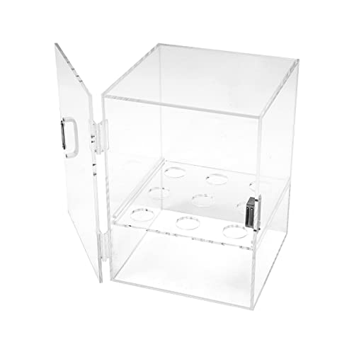 LYNICESHOP 9 Holes Ice Cream Cone Holder, Clear Acrylic Display Cabinet, Transparent Ice Cream Cone Bracket, Ice Cream Display Stand Holder for Dessert Shop and Ice Cream Fair