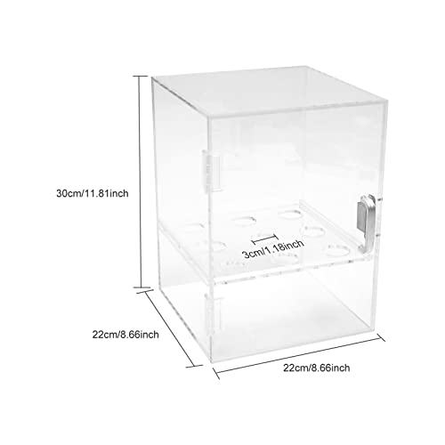 LYNICESHOP 9 Holes Ice Cream Cone Holder, Clear Acrylic Display Cabinet, Transparent Ice Cream Cone Bracket, Ice Cream Display Stand Holder for Dessert Shop and Ice Cream Fair