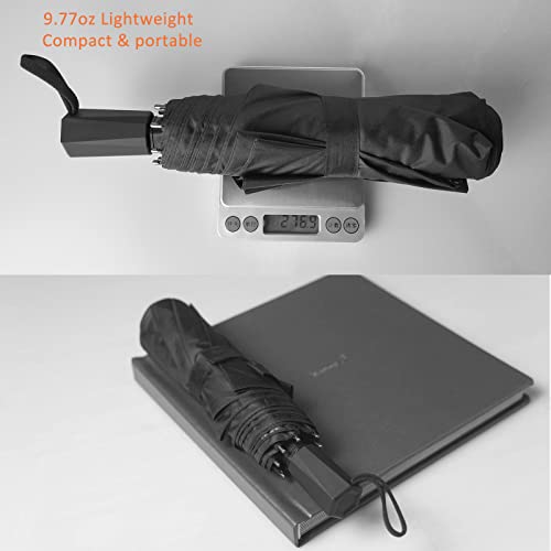 Chioee Lightweight Folding Umbrellas,Compact Manual Open/Close Super Water Repellent Travel Umbrella, UPF50+, Strong 8 Ribs Aluminum Alloy & Fiber Windproof Frame