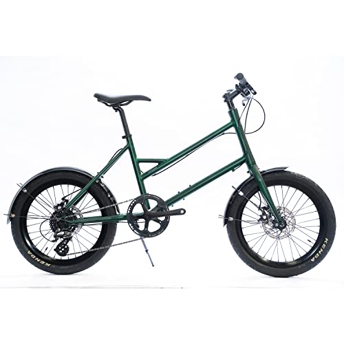 RITEWAY Bicycle Fender, Double Stay Cloth Bike Full Fender, Mud Flap, Front and Rear Set, for 20 Inches (ETRTO406/451), Width 2.4 inches (60 mm), Gloss Black