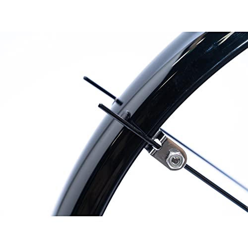 RITEWAY Bicycle Fender, Double Stay Cloth Bike Full Fender, Mud Flap, Front and Rear Set, for 20 Inches (ETRTO406/451), Width 2.4 inches (60 mm), Gloss Black