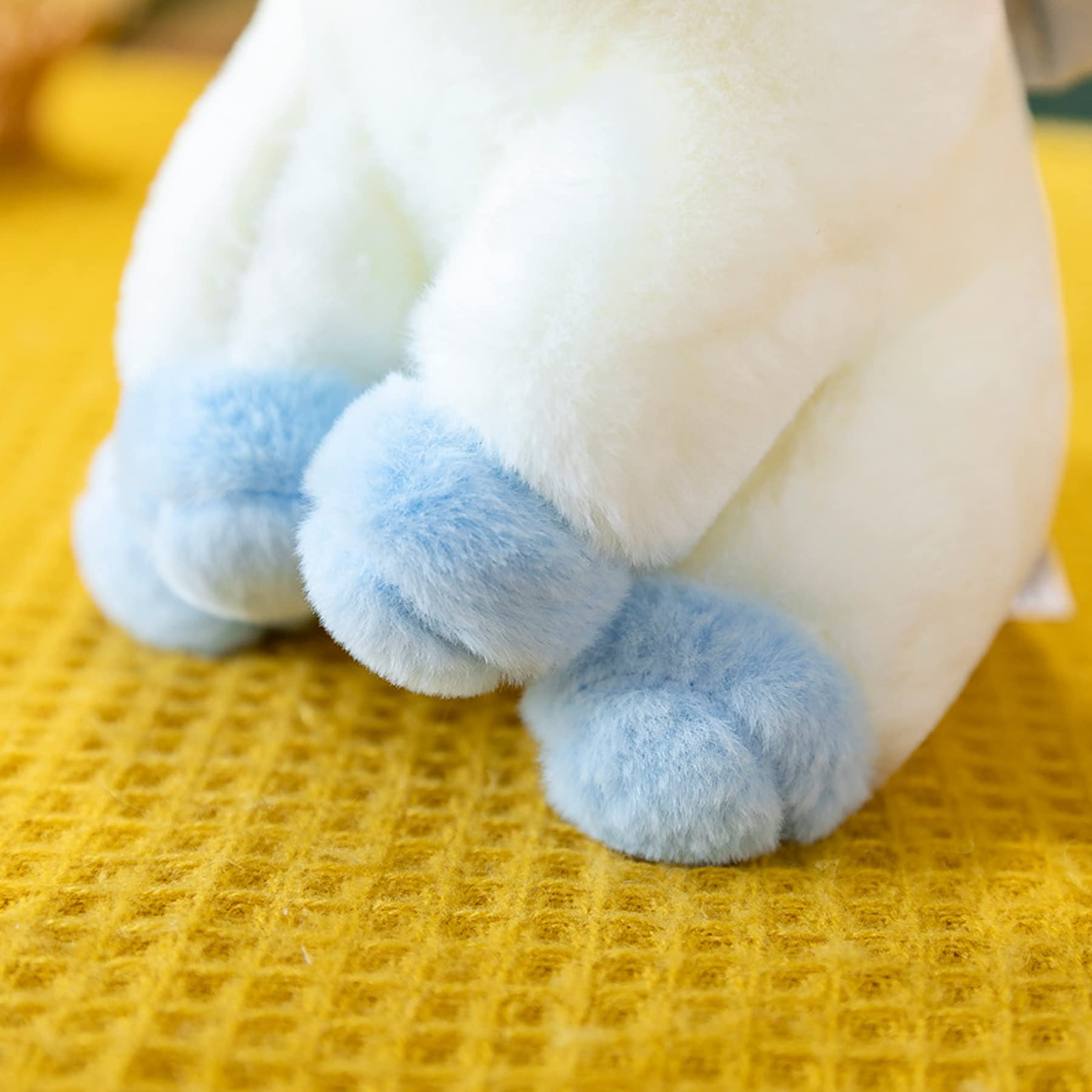 Ruzucoda Plush Unicorn Stuffed Animals with Wings Furry Plushies Unicorns Toys Dolls Decorations 10 Inches (Blue)