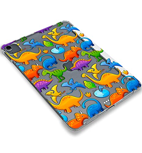 Funny Cute Dino Kid Dinosaur case Compatible with iPad Mini Air Pro 7.9 8.3 9.7 10.2 10.9 11 12.9 inch Pattern Cover New 2022 2021 Trifold Stand 3 4 5 6 7 8 9 Generation 503 (9.7" 5/6 gen)
