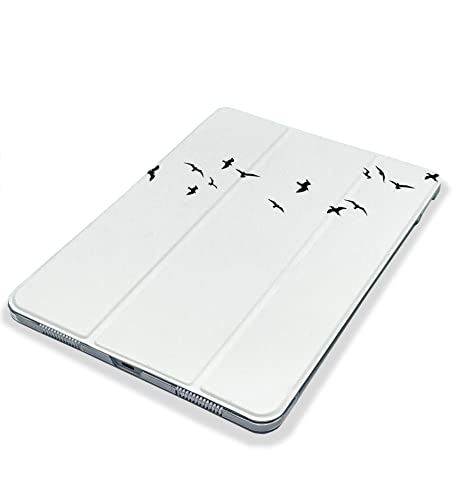 Cute Black Birds Tree Nature case Compatible with iPad Mini Air Pro 7.9 8.3 9.7 10.2 10.9 11 12.9 inch Pattern Cover New 2022 2021 Trifold Stand 3 4 5 6 7 8 9 Generation 485 (10.2" 7/8/9 gen)