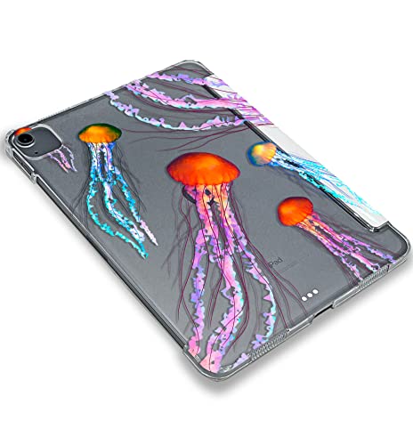 Cute Jellyfish Nature Ocean case Compatible with iPad Mini Air Pro 7.9 8.3 9.7 10.2 10.9 11 12.9 inch Pattern Cover New 2022 2021 Trifold Stand 3 4 5 6 7 8 9 Generation 478 (7.9" Mini 4/5)