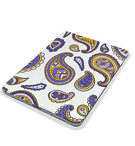 Abstract Purple Yellow Art case Compatible with iPad Mini Air Pro 7.9 8.3 9.7 10.2 10.9 11 12.9 inch Pattern Cover New 2022 2021 Trifold Stand 3 4 5 6 7 8 9 Generation 471 (11" Pro 1/2/3 gen)