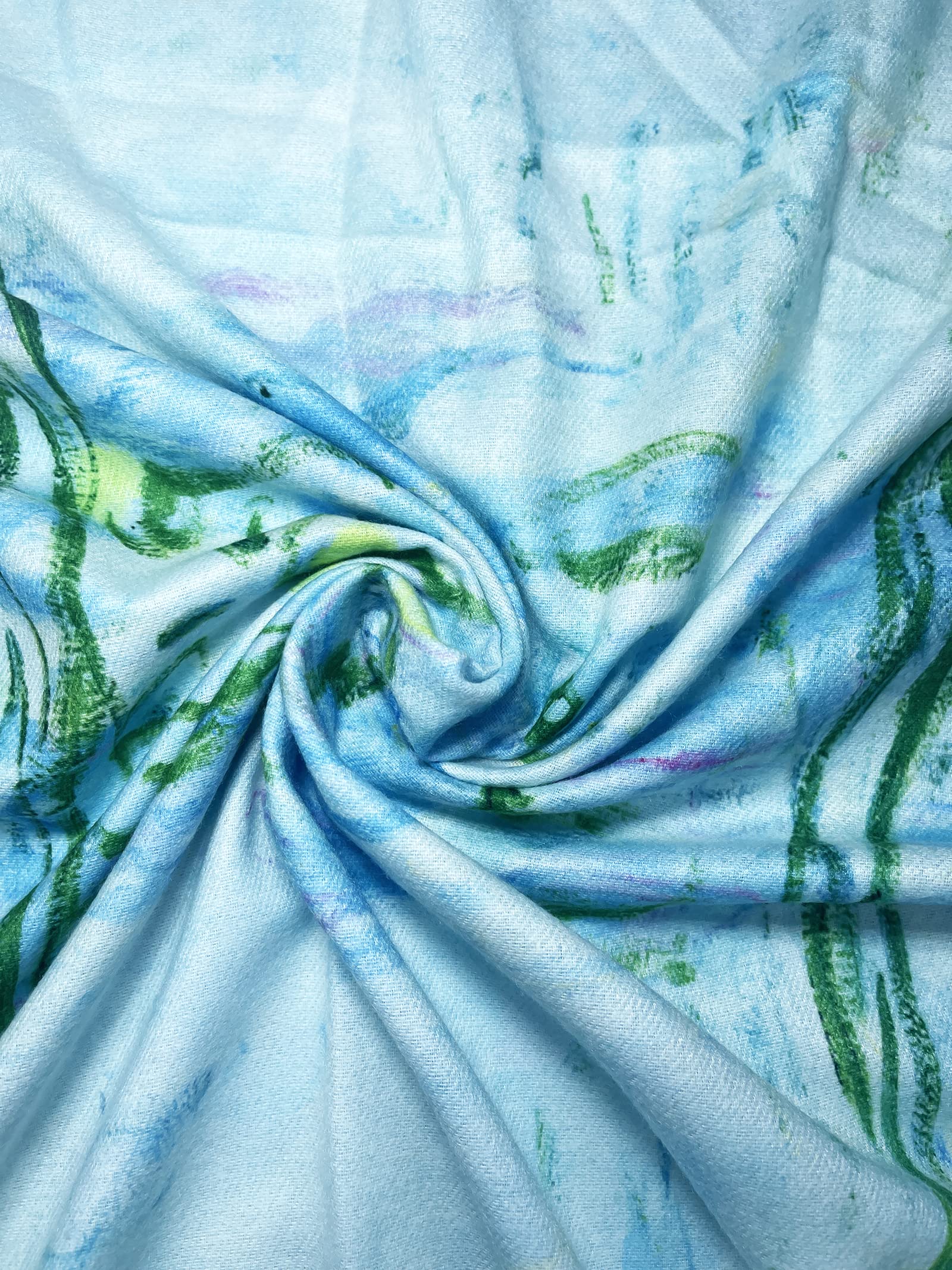 VIUJUH Soft Cashmere Feel Scarf Elegant Large Winter Warm Scarves Shawl Wrap Gifts Monet Klimt Van Gogh's Art Printed