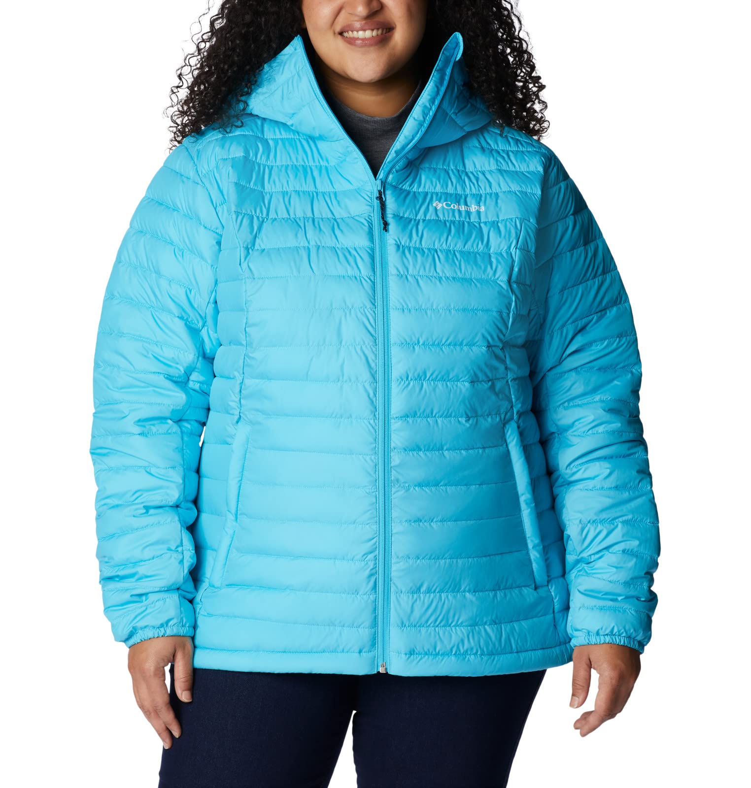 Columbia Women's Silver Falls Hooded Jacket, Atoll, Medium