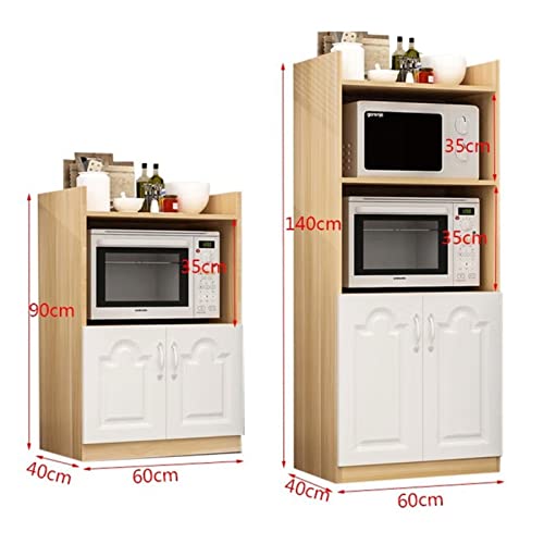 FURUIWUFENG Sideboard Sideboard Cabinet Modern Simple Oven Cabinet Multifunctional Storage Locker Side Cabinet Cupboard Kitchen Shelf Double Door Buffet Cabinet and Sideboard (Size : Small)