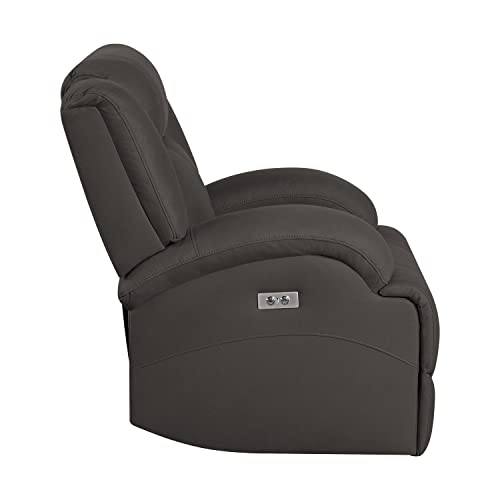 Lexicon Landwood Power Double Reclining Loveseat, Chocolate