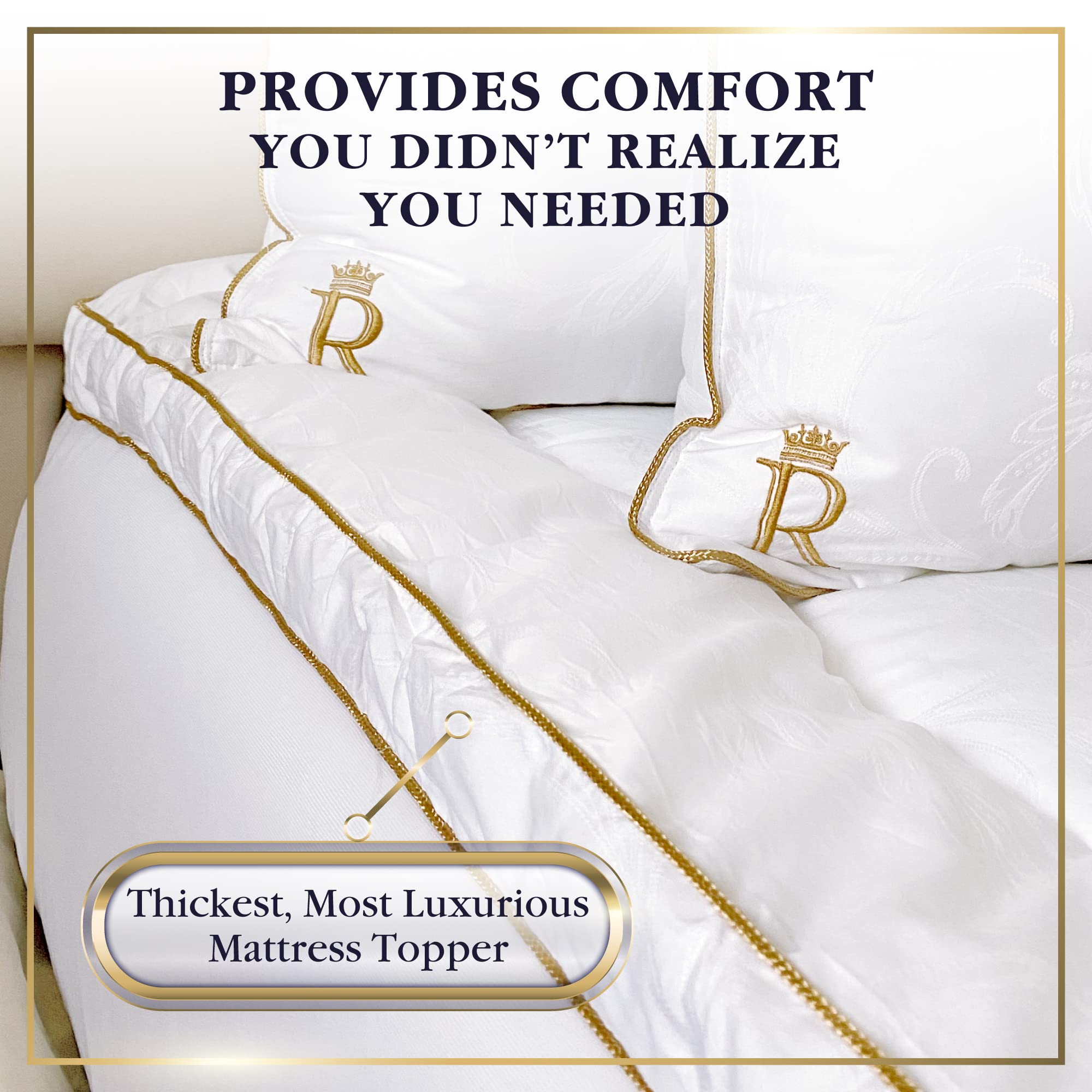 Royal Therapy Weighted Blanket Adult (20lb, 48x78', Twin/Full Size Comfort) 100% Calming Cotton Blanket with Glass Beads