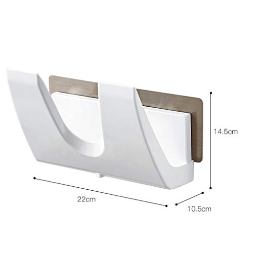 DRNKS Lid Rack Kitchen Suction Cup Wall-mounted Non-perforated Cutting Board Rack Cutting Board Rack Storage Shelf Artifact Applicable to kitchen stove