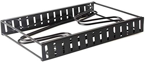 DRNKS Pan Pot Clips Multi Double Layers Household Kitchen Door Back Iron Storage Rack Pan Lids Holders Nail Pot Lid Rack Storage Lid And Spoon Rack-Pot Lid Pan Storage Rack Applicable to kitchen stove