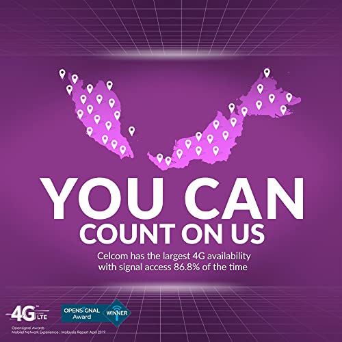 Malaysia Travel SIM Card, Malaysia SIM Card (30DAYS 3MBPS Unlimited)