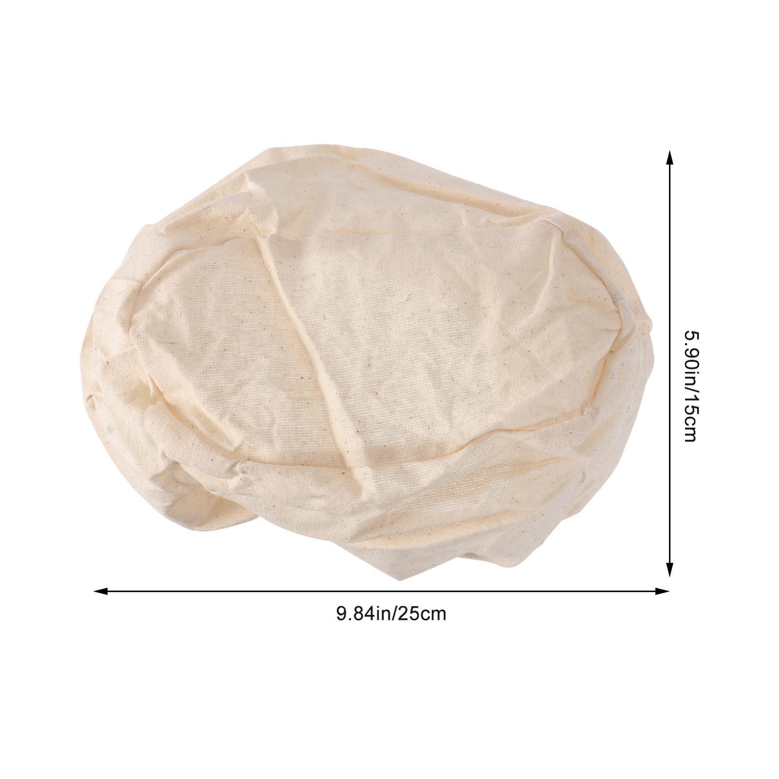 Bread Proofing Basket Cloth Liner Proofing Cloth Dough Bowl Cover 2PCS for Kitchen Baking Bread Tools Ellipse