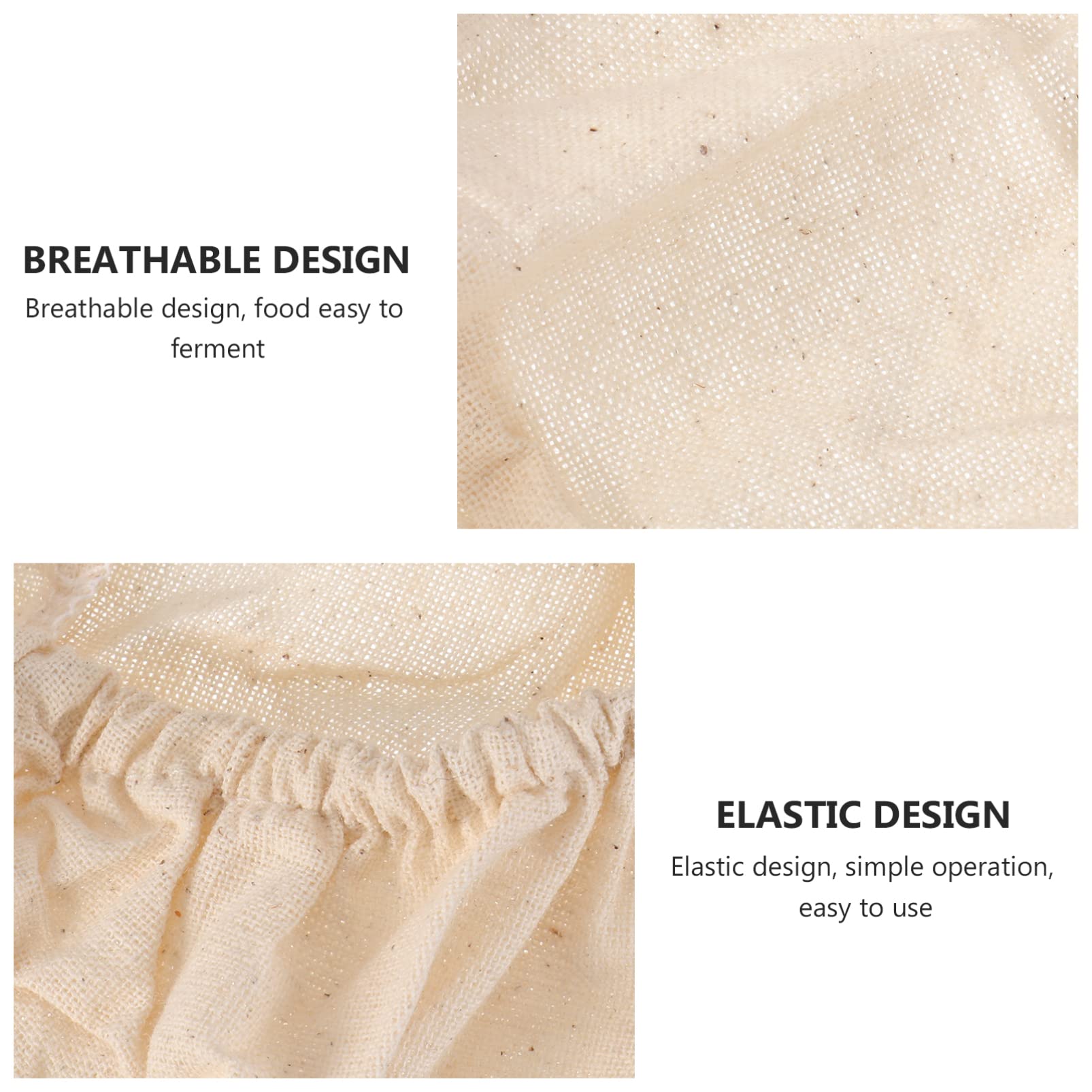 Bread Proofing Basket Cloth Liner Proofing Cloth Dough Bowl Cover 2PCS for Kitchen Baking Bread Tools Ellipse