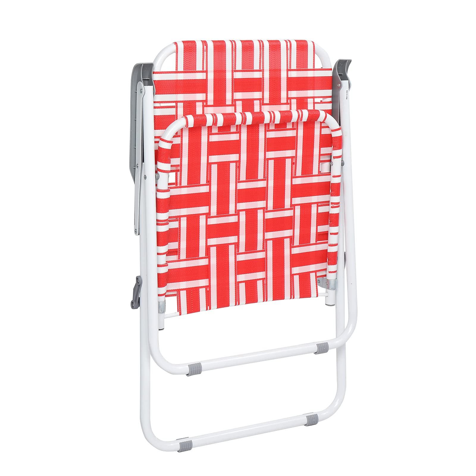 Patio Camping Lawn Chairs Folding Set of 2,Outdoor Webbed Beach Chair for Adults,Heavy Duty Lounge Yard Chairs