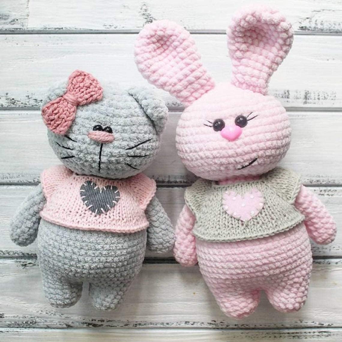 Yarn Art Dolce Yarn 100% MicroPolyester Velvet Blanket Amigurumi Super Bulky :6 Baby Chenille Yarn (1 Skein, 769-DARK Pink)
