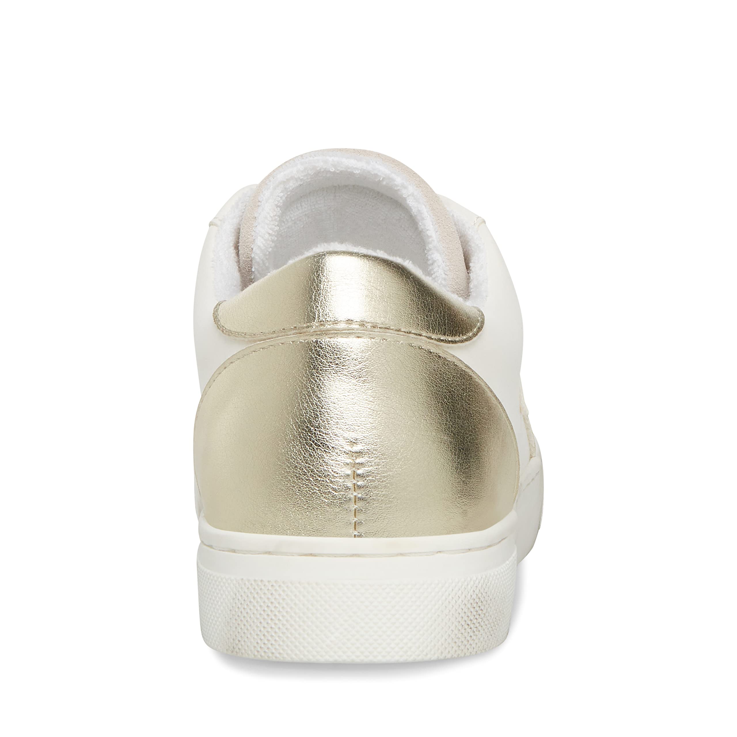 Steve Madden Women's Rezume Sneaker, White, 8