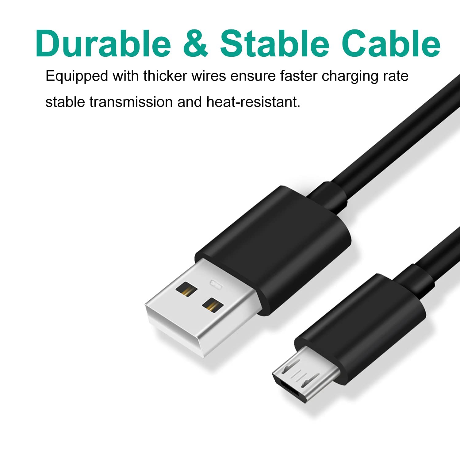 DIGITMON 3ft Replacement USB Power Charging Cord Cable for Anker Soundcore Life Q20 Hybrid Active Noise Cancelling Headphone
