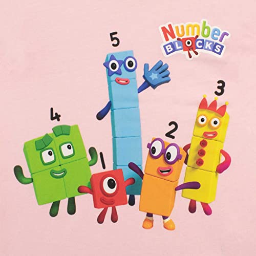 Numberblocks Girls T-Shirt Pink 3T