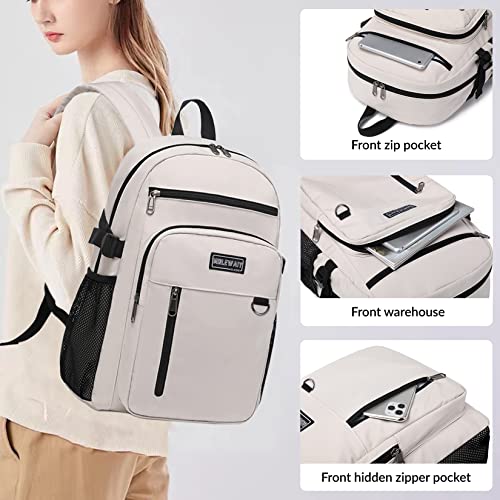 MIRLEWAIY Casual Laptop Daypack College Backpack Lightweight School Bookbag Travel Backpack Work Bag For Boys Girls, Green