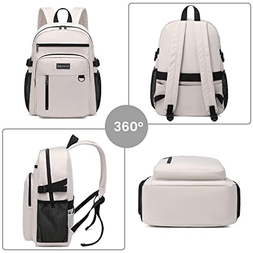 MIRLEWAIY Casual Laptop Daypack College Backpack Lightweight School Bookbag Travel Backpack Work Bag For Boys Girls, Green