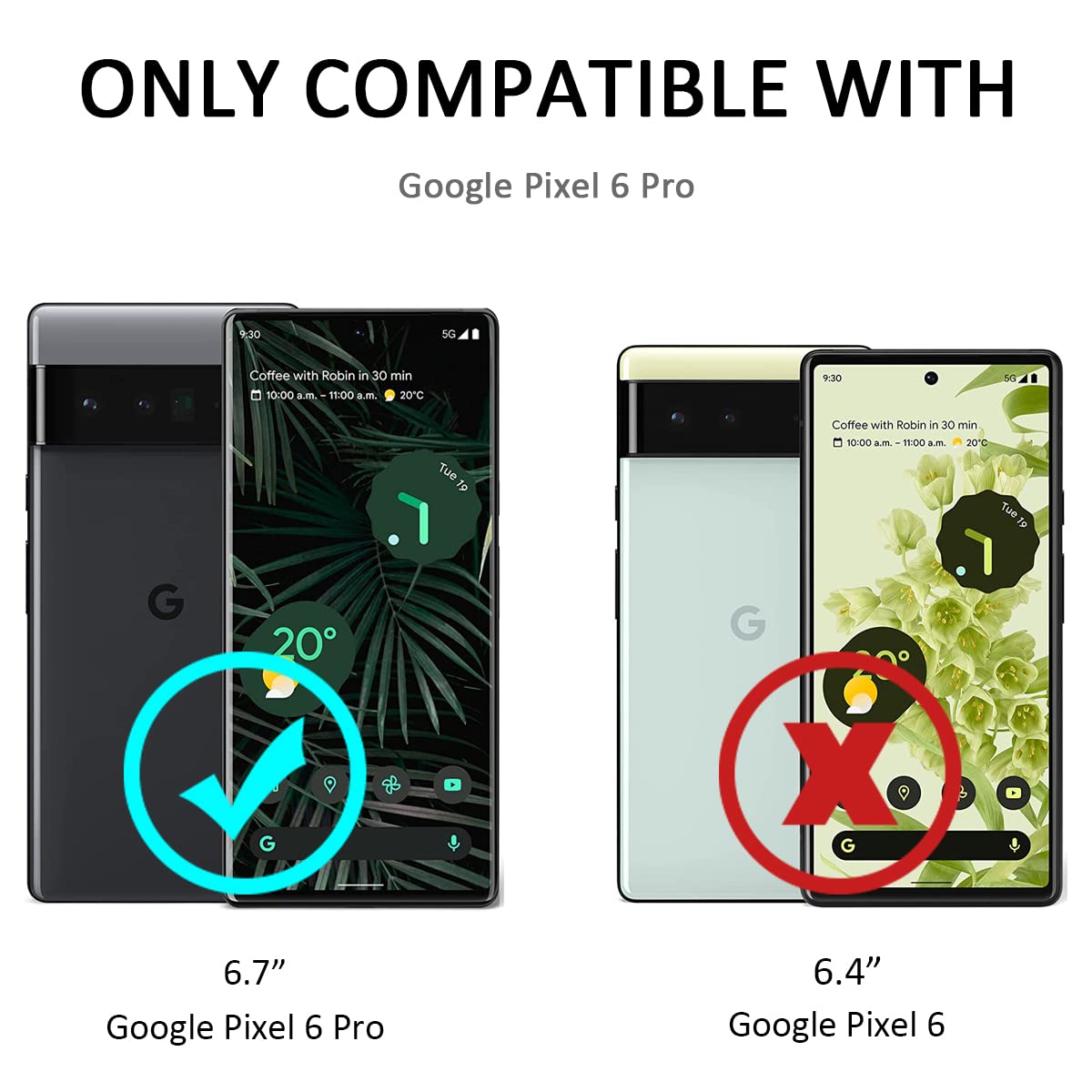 Nvollnoe Google Pixel 6 Pro Case with Sliding Camera Cover, Magnetic Kickstand, Heavy Duty Protective Case for Pixel 6 Pro - 6.7 inch (Green)