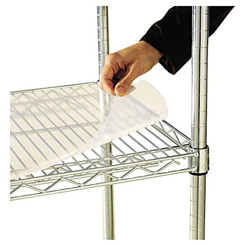 Alera SW59SL4818 Shelf Liners for Wire Shelving, Clear Plastic, 48w X 18d, 4/Pack