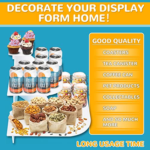 MgcSTEM Portable Product Display Rack || While Waterproof Display Shelf for Vendors,Craft Fair Display stand,Craft shows,Farmers Market Display, Trade Show Supplies