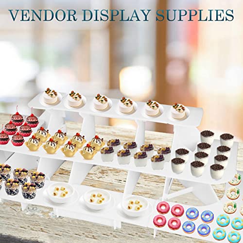 MgcSTEM Portable Product Display Rack || While Waterproof Display Shelf for Vendors,Craft Fair Display stand,Craft shows,Farmers Market Display, Trade Show Supplies