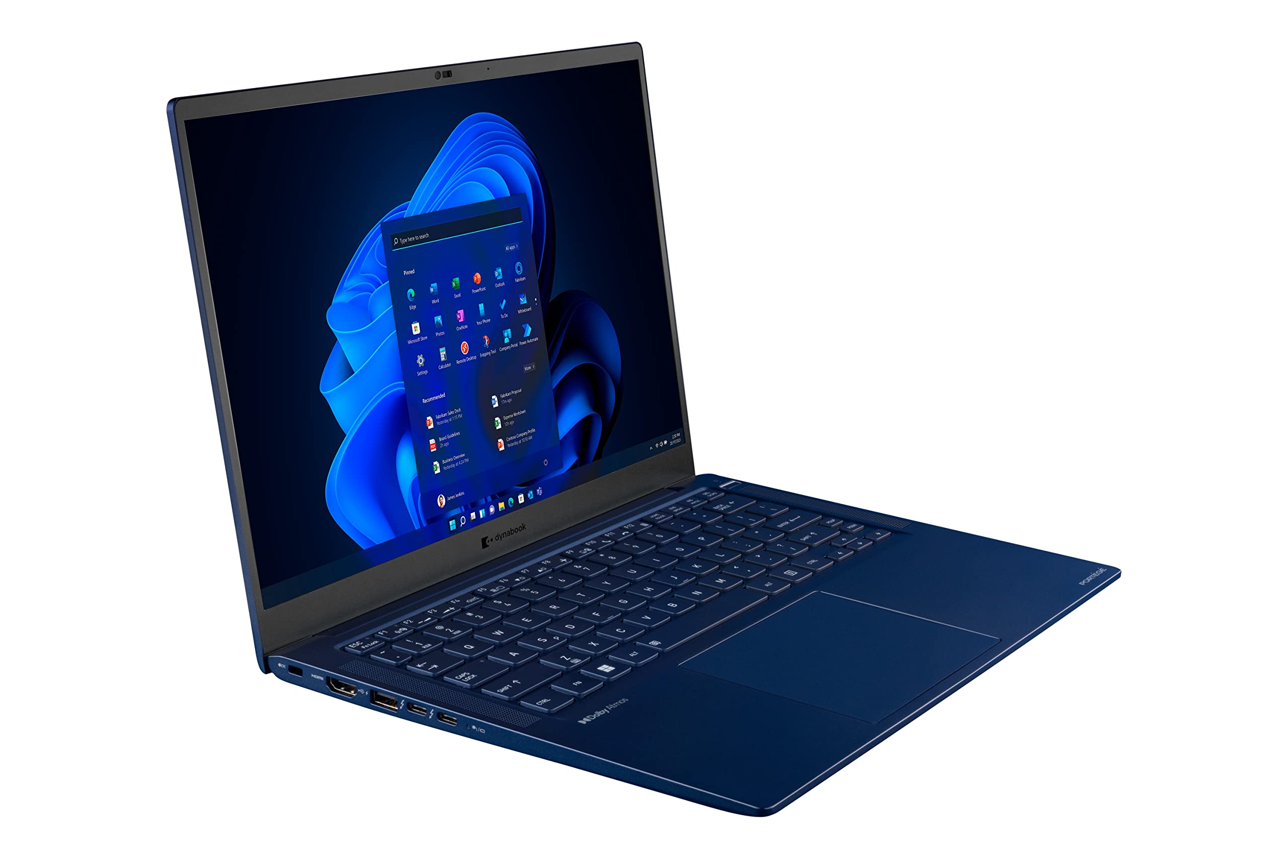 dynabook Portege X40L-K1461 Laptop, 12th Gen Intel Core i5-1250P, 8 GB RAM, 256 GB SSD, 14” IPS Display, Windows 10 Pro, Wi-Fi 6E, Slim and Ultra-Lightweight, Full-Size Backlit KBD (PZA13U-00100M)