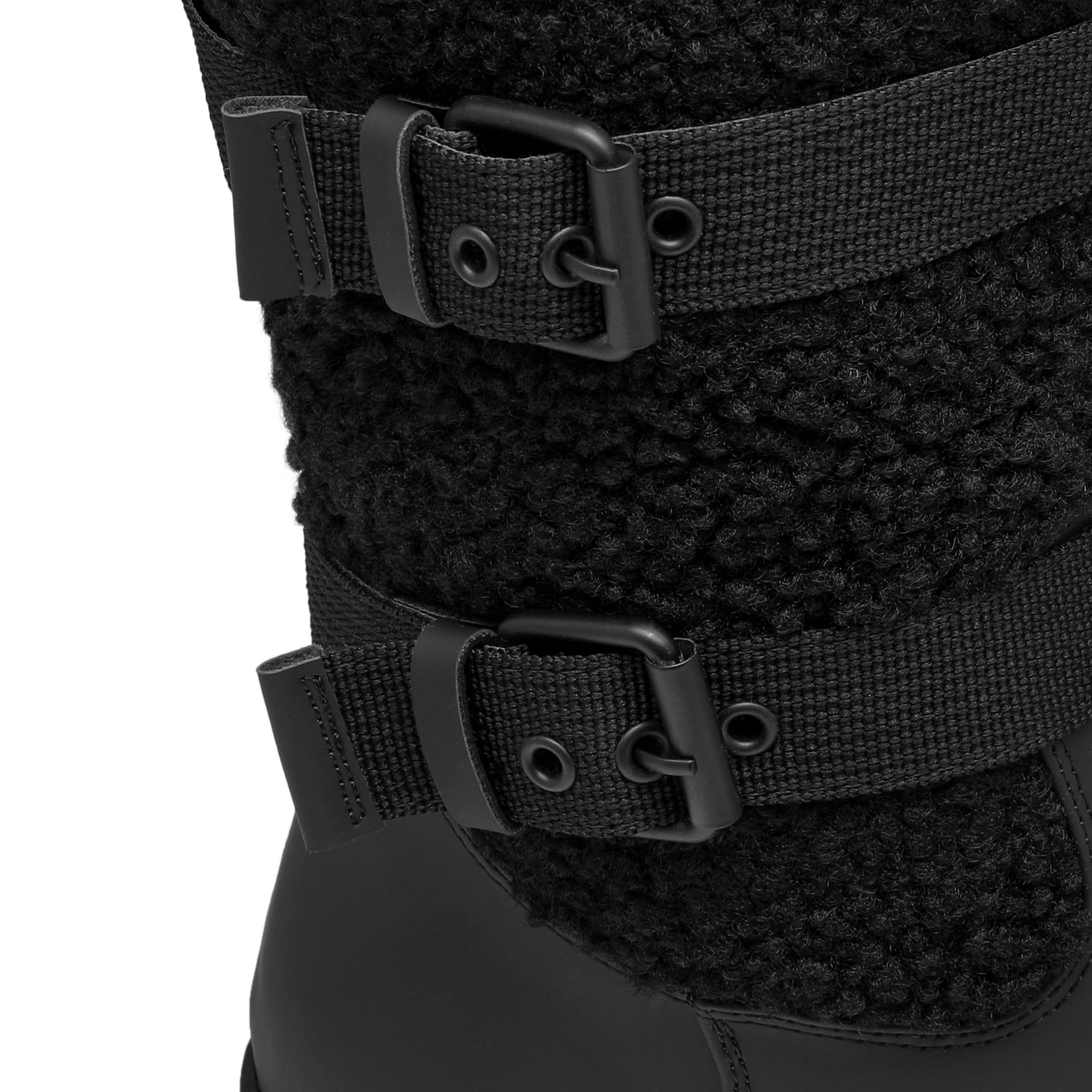 DREAM PAIRS Women's Waterproof Winter Snow Boots with Warm Comfortable Fur Lining, Anti Slip Rubber Mid-Calf Booties Outdoor, Sdsb2203W, Black, Size 10