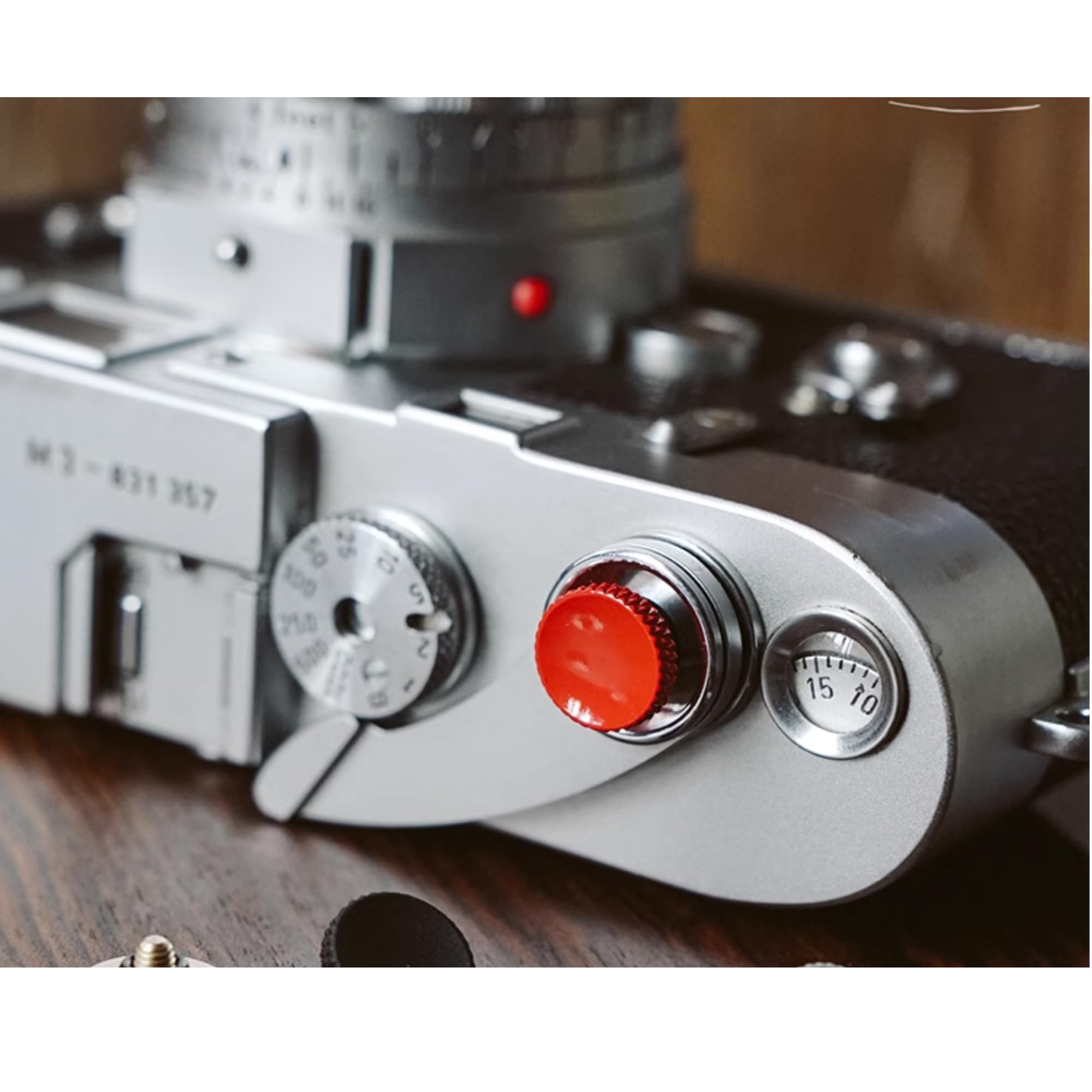 Camera Shutter Button Upscale and Delicate Soft Shutter Release Button (6 Pack/Red)