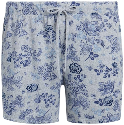 Lucky Brand Women's Pajama Set - 4 Piece Short Sleeve Shirt, Tank Top, Sleep Pants, Lounge Shorts, Size Large, Mini Denim Floral