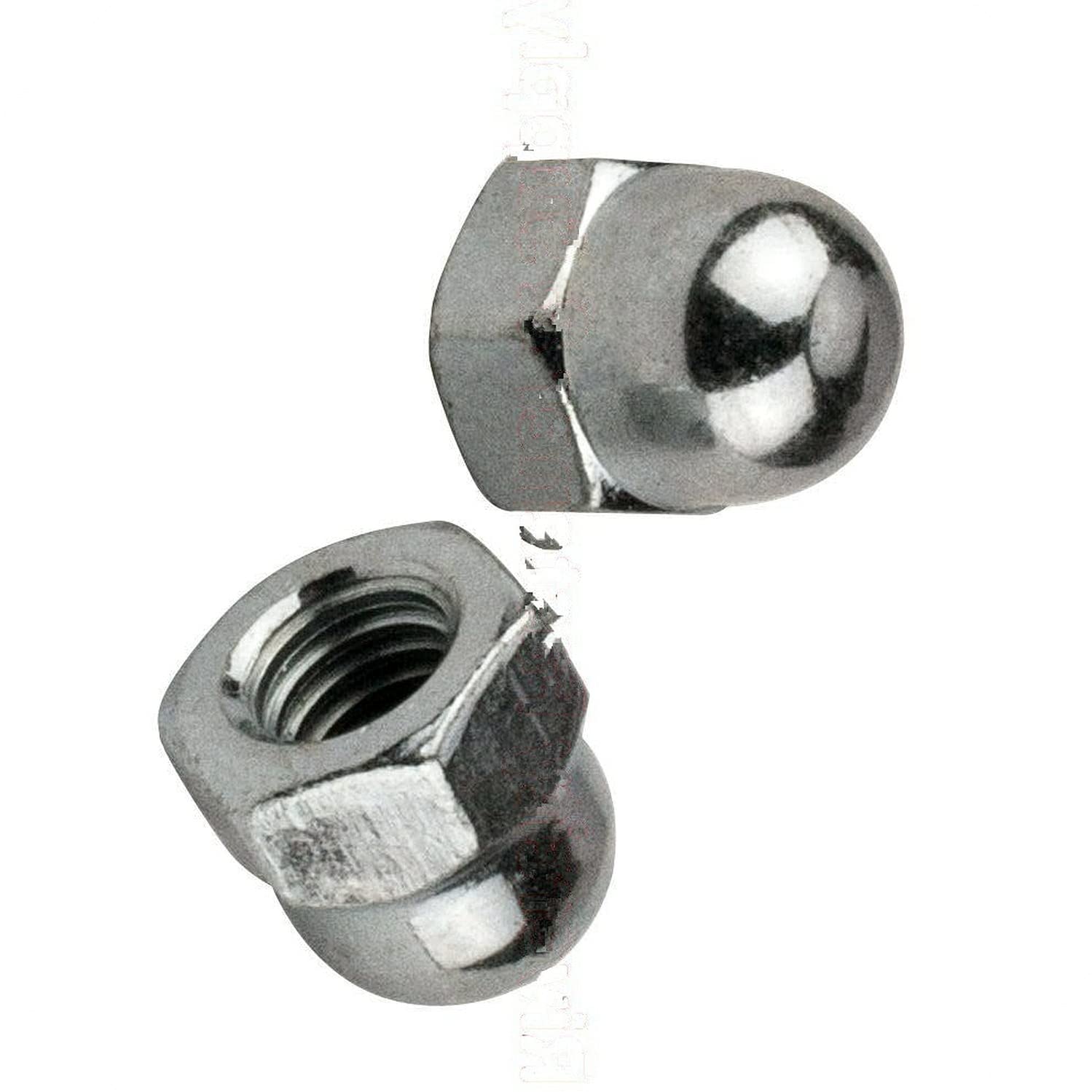 (Qty 25pcs) 3/8-16 Stainless Steel Acorn/Dome/Cap Hex Nut 3/8 x 16 Nuts 3/8-16 Hardware Fastener Kit Set RV5083S